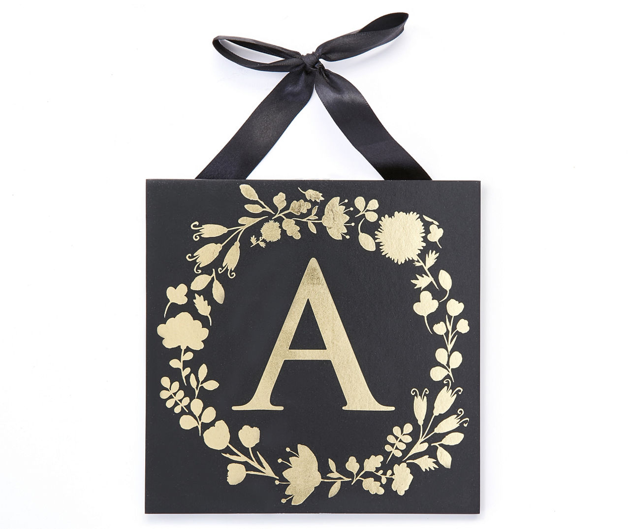 Golden A Letter Wall Plaque | Big Lots