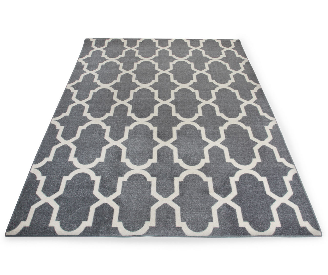 Living Colors Living Colors Maples Collection Gray Tile Rugs | Big Lots