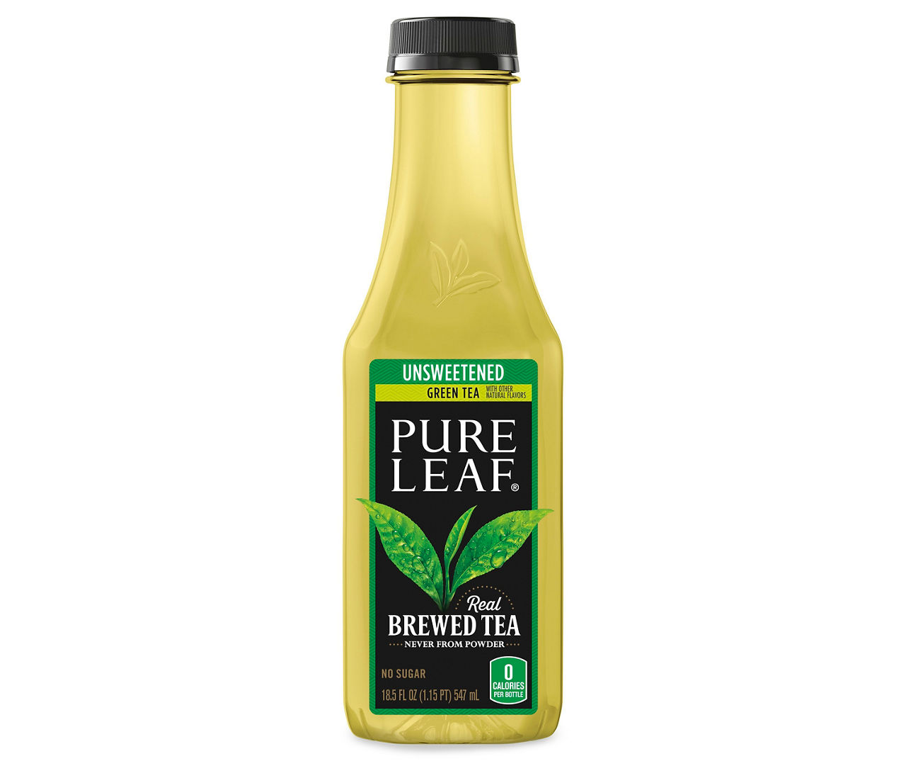Pure Leaf Pure Leaf Real Brewed Tea Green Tea Unsweetened 18.5 Fl Oz ...