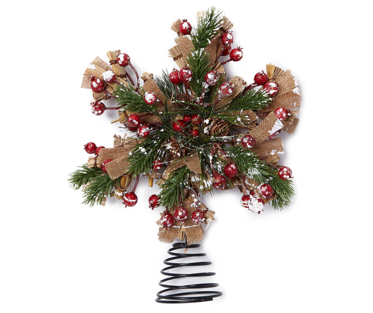 Rustic Snowflake Tree Topper | Big Lots