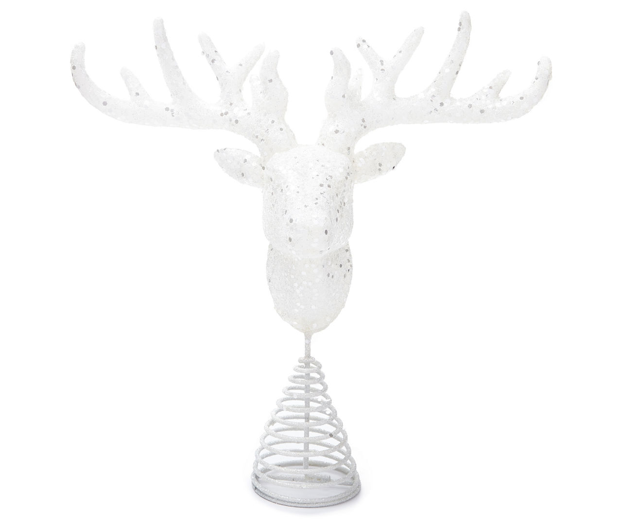 White Deer Head Tree Topper | Big Lots