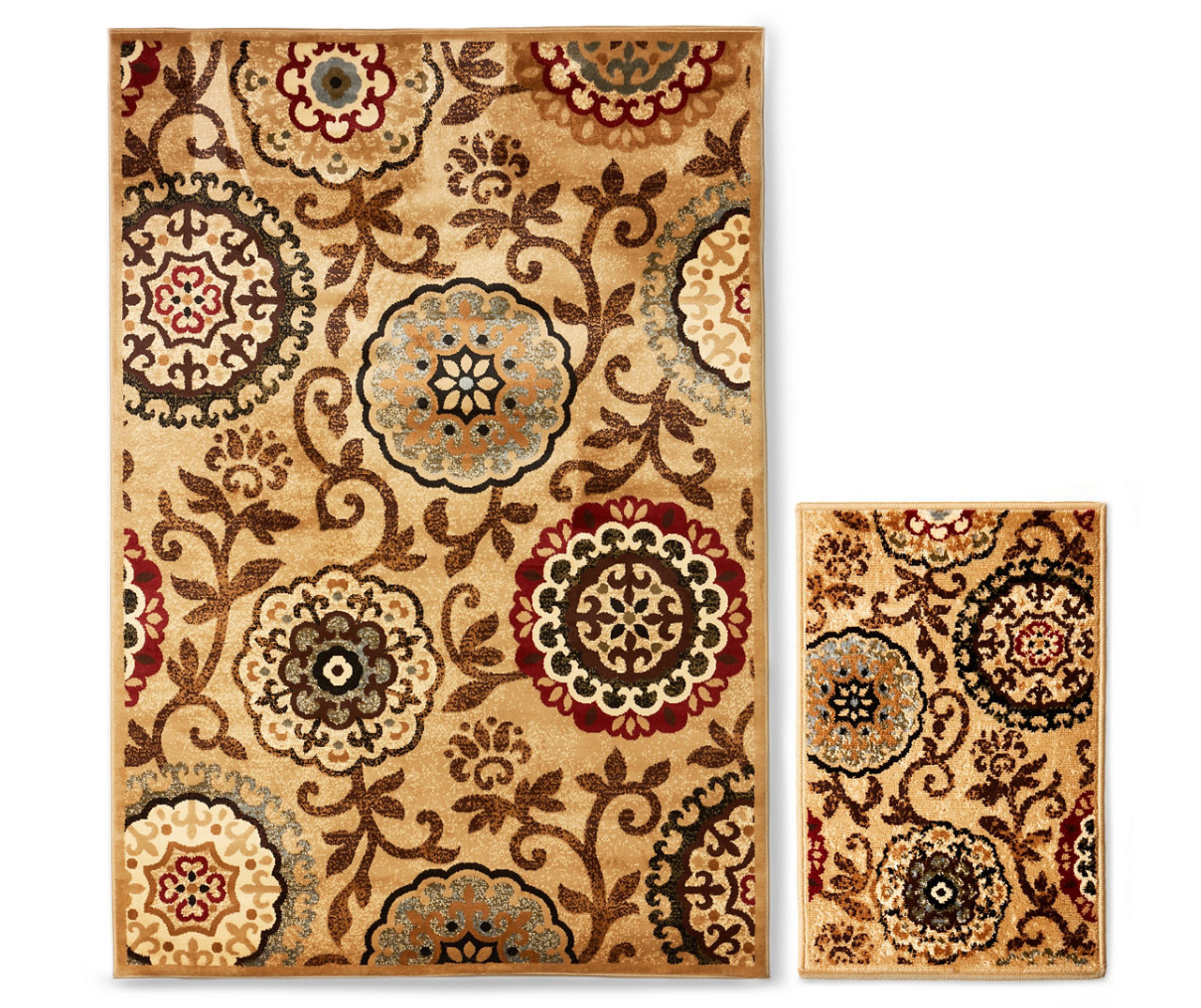 Adina 2-Piece Rug Set, (20" x 30" & 5' x 6'7") | Big Lots