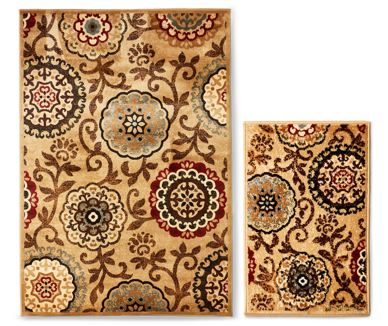 Adina 2-Piece Rug Set, (20" x 30" & 6'7" x 9'6") | Big Lots