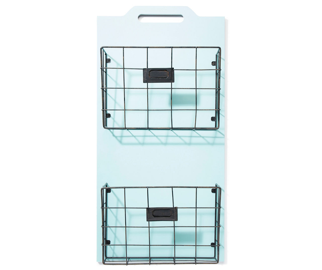 Blue 2 Wire Cubby Wooden Wall File | Big Lots