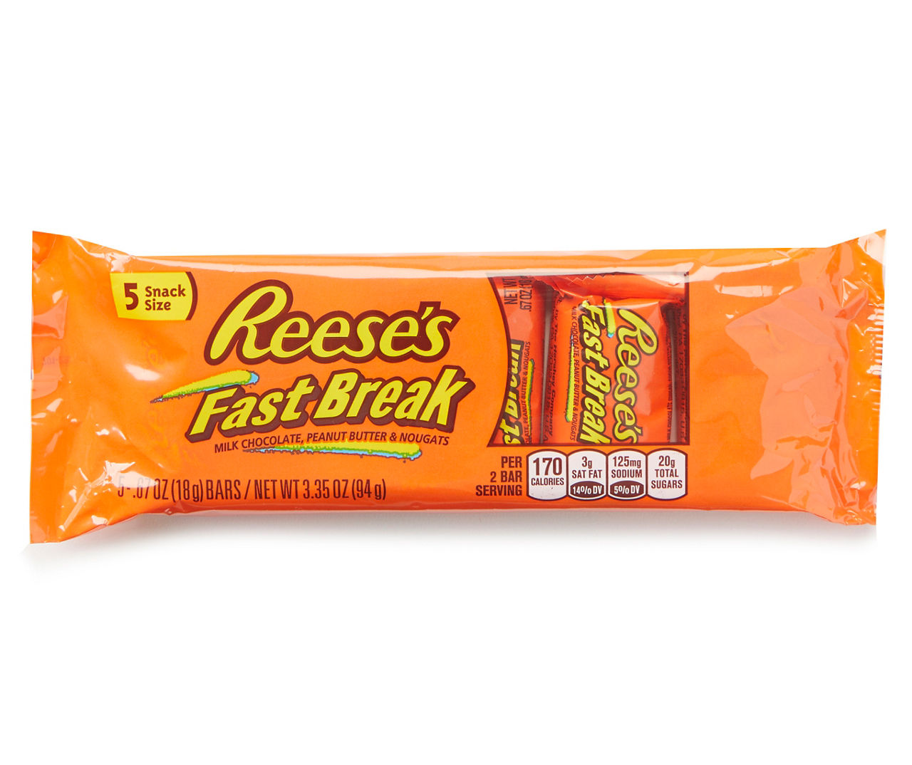 Reese's Snack Size Fast Break Candy Bars, 5-Count | Big Lots