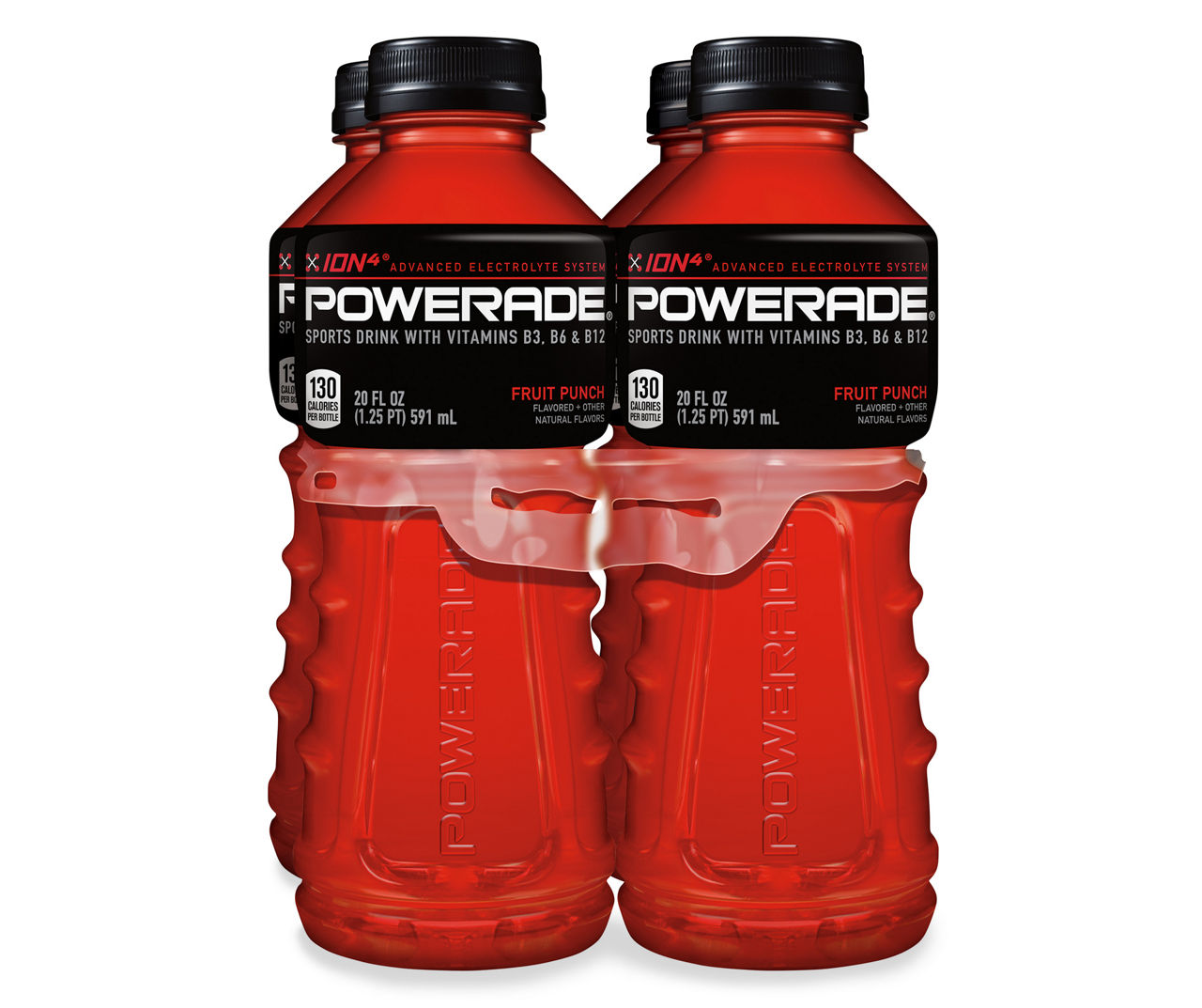 Powerade POWERADE Fruit Punch Bottles, 20 fl oz, 4 Pack | Big Lots
