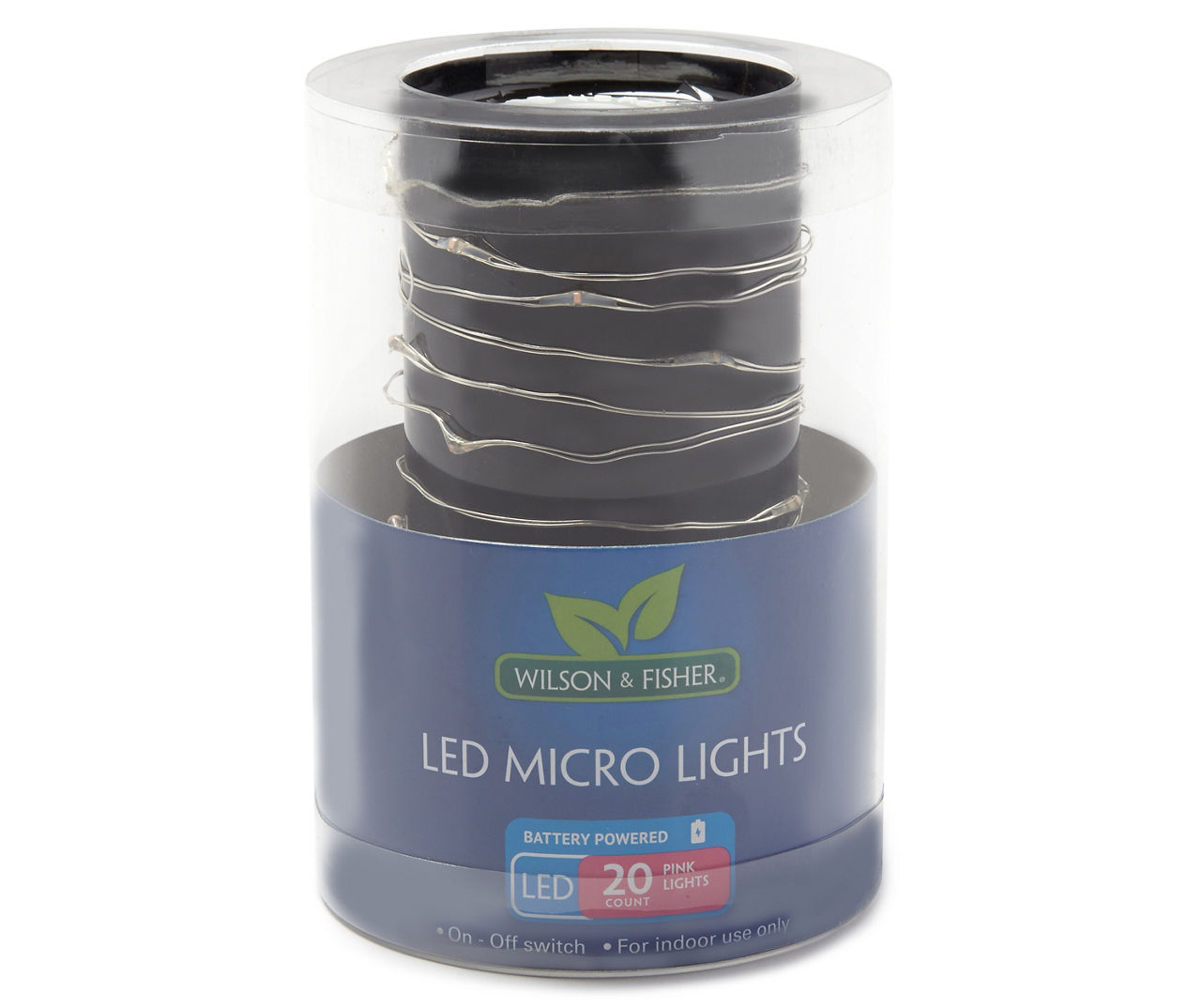 Wilson & Fisher Pink LED Battery Operated Micro Light Set, 20-Count ...