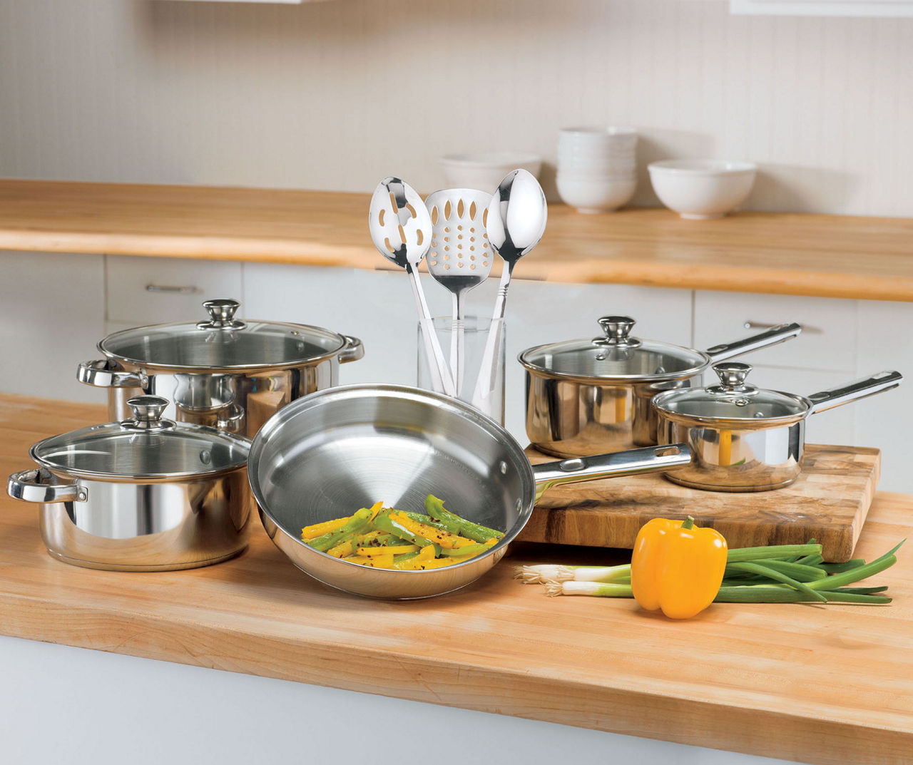 Great Gatherings Stainless Steel 12-Piece Cookware Set | Big Lots