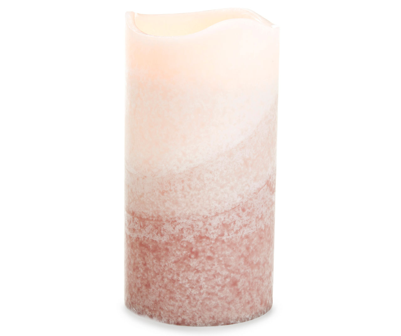 Living Colors LED Beige Pillar Candle, (3" x 6") | Big Lots