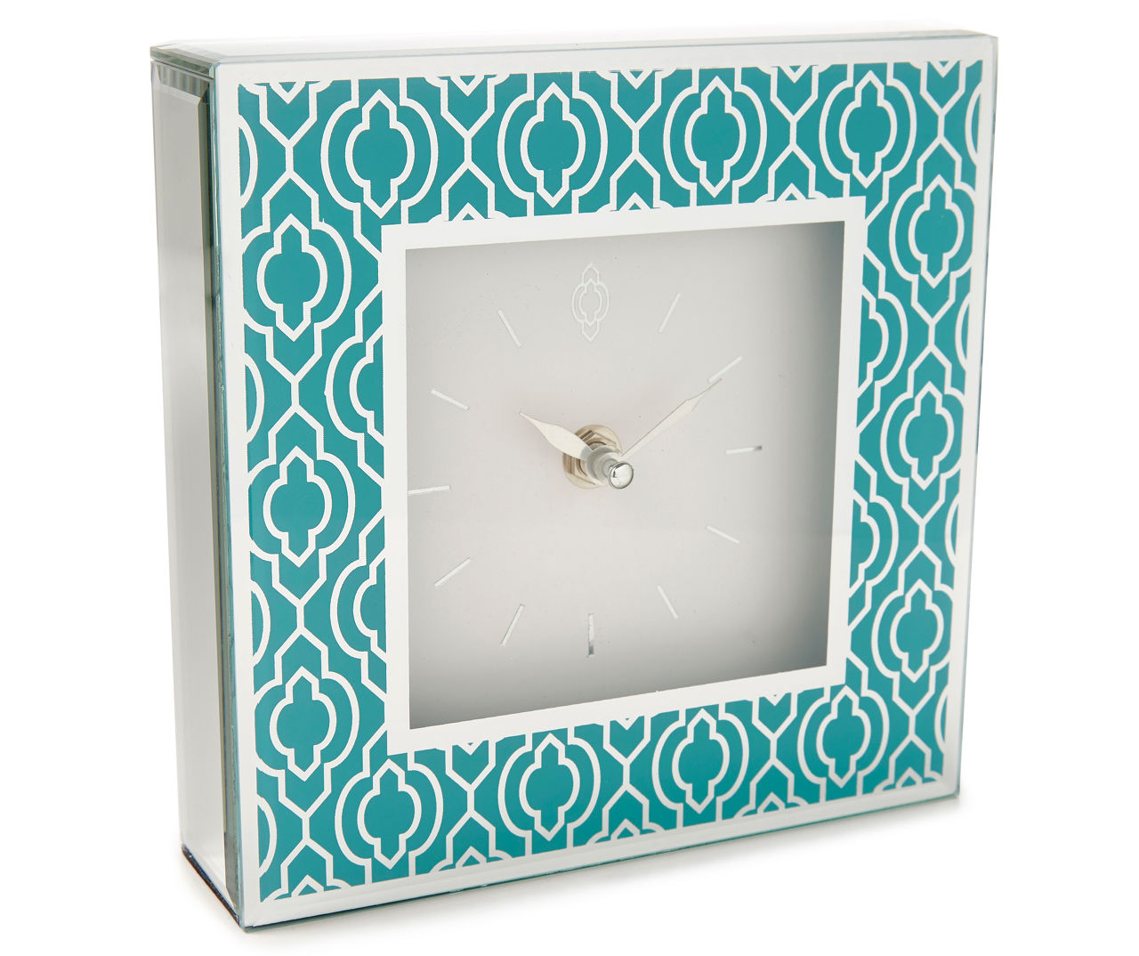 Tile Blue Tabletop Square Clock, (7") | Big Lots
