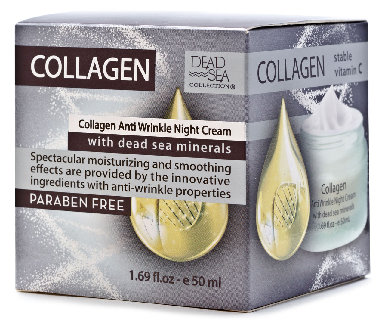 Dead Sea Collagen Anti Wrinkle Night Cream 1 69 Oz Big Lots