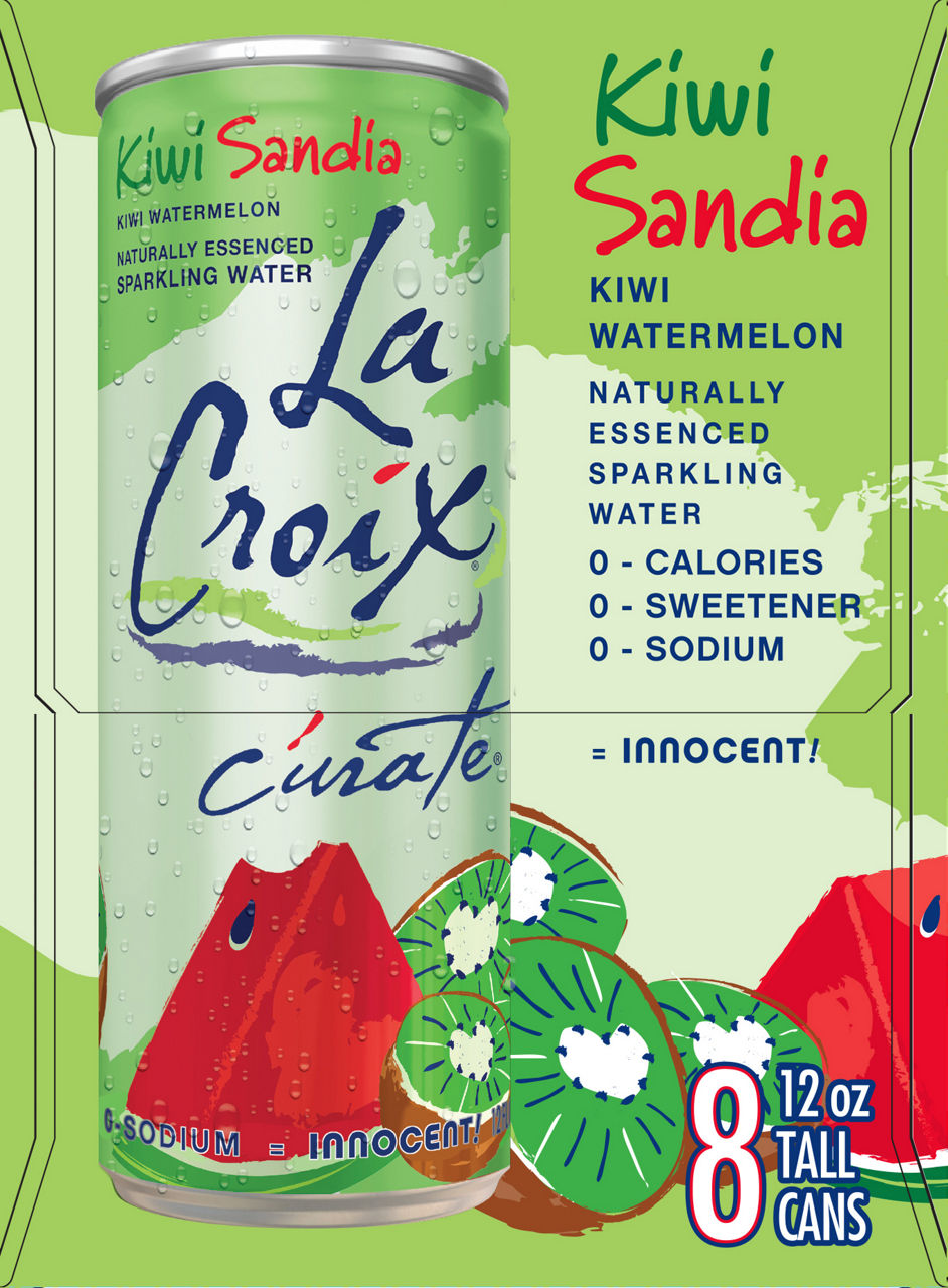 La Croix Curate Kiwi Watermelon Sparkling Water, 8-Pack | Big Lots