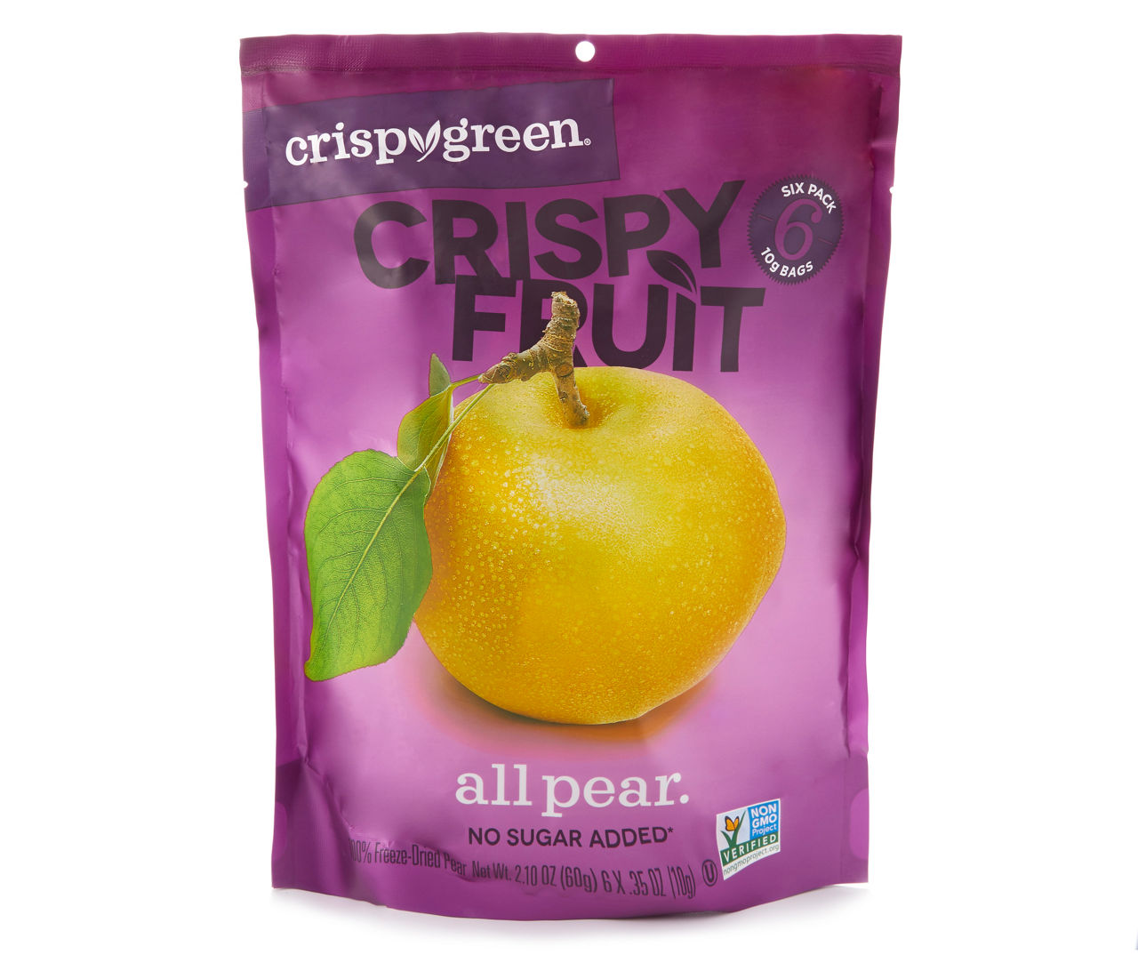 Crispy Fruit All Pears Snack Bags, 6-Pack | Big Lots