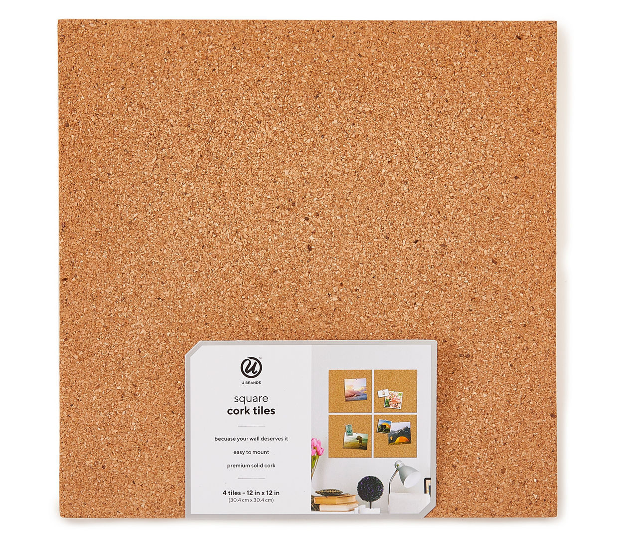 Ubrands Square Cork Tiles, 4-Pack | Big Lots