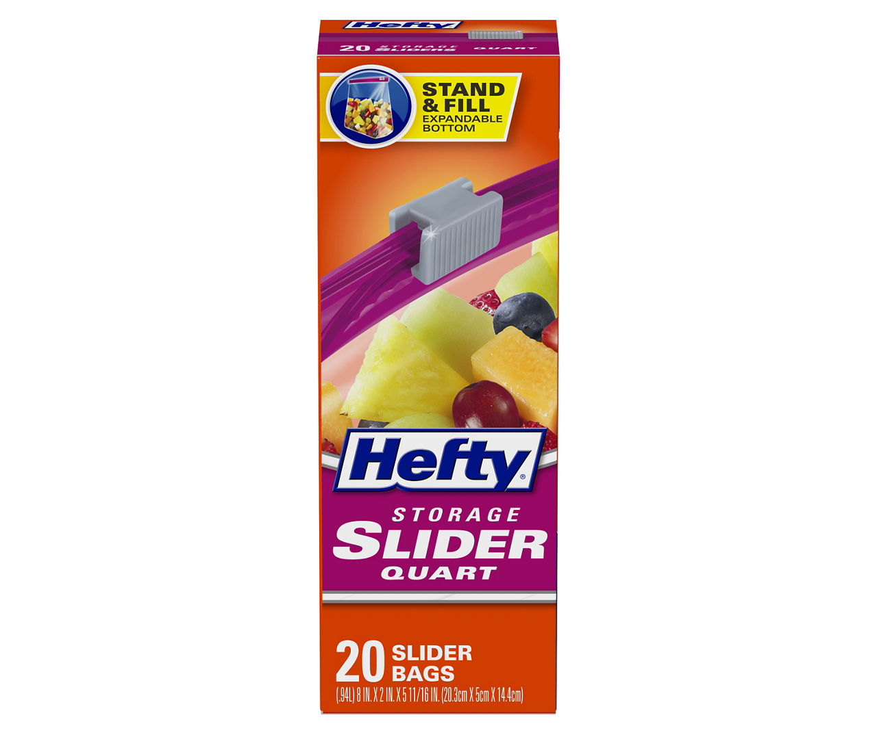 Hefty Hefty Storage Quart Slider Bags 20 ea | Big Lots