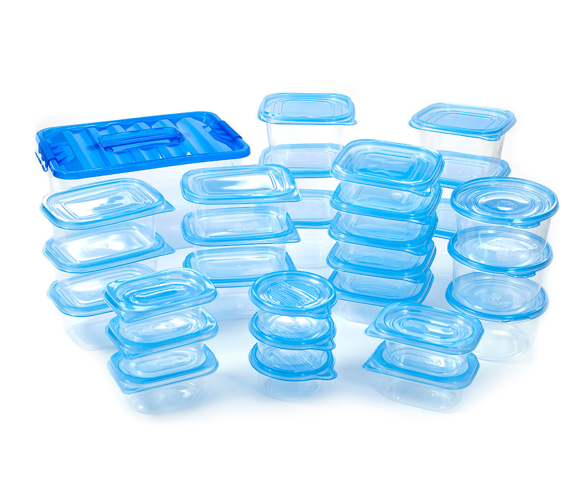 VMI Housewares Blue Food Storage Containers, 58-Piece Set | Big Lots