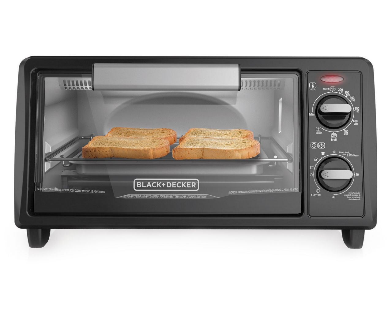 Black + Decker 4-Slice Toaster Oven | Big Lots