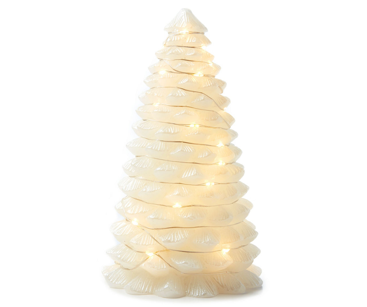White Christmas Tree Micro Light LED Candle | Big Lots
