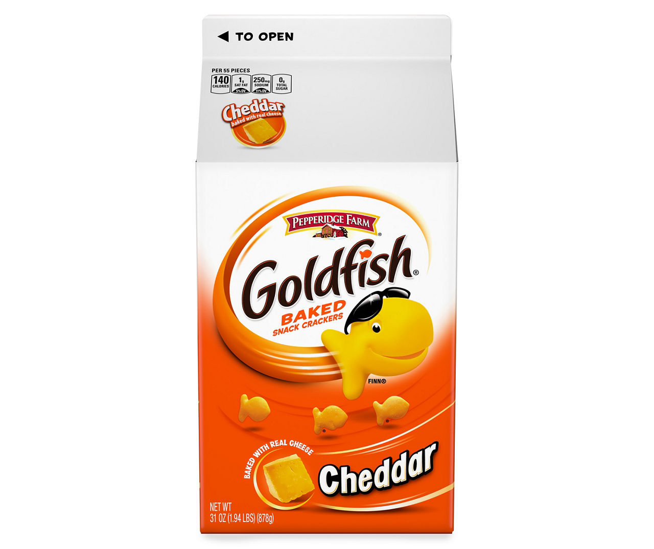Goldfish Cheddar Baked Crackers Carton, 30 Oz. | Big Lots