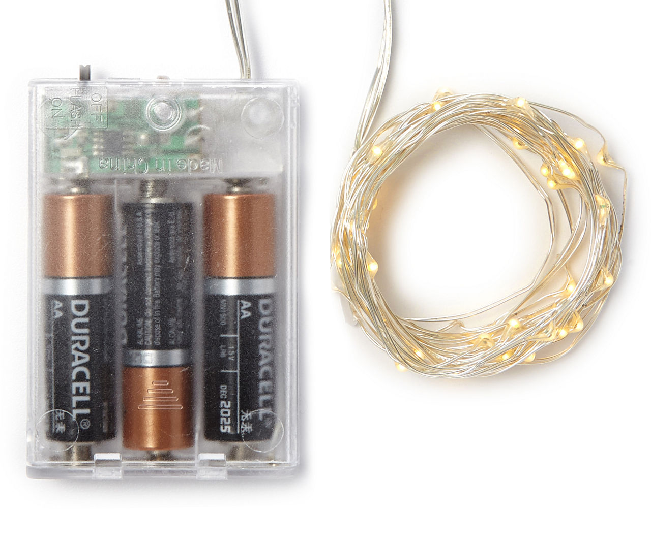 Winter Wonder Lane Warm White LED Micro Battery Operated Light Set, 50 ...