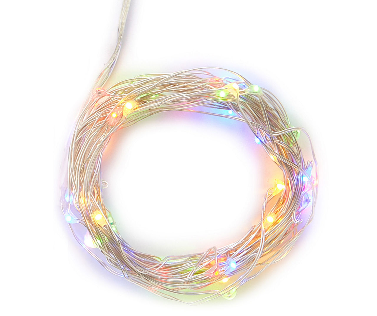 Multi-Color LED Micro Battery Operated Light Set, 50-Count | Big Lots