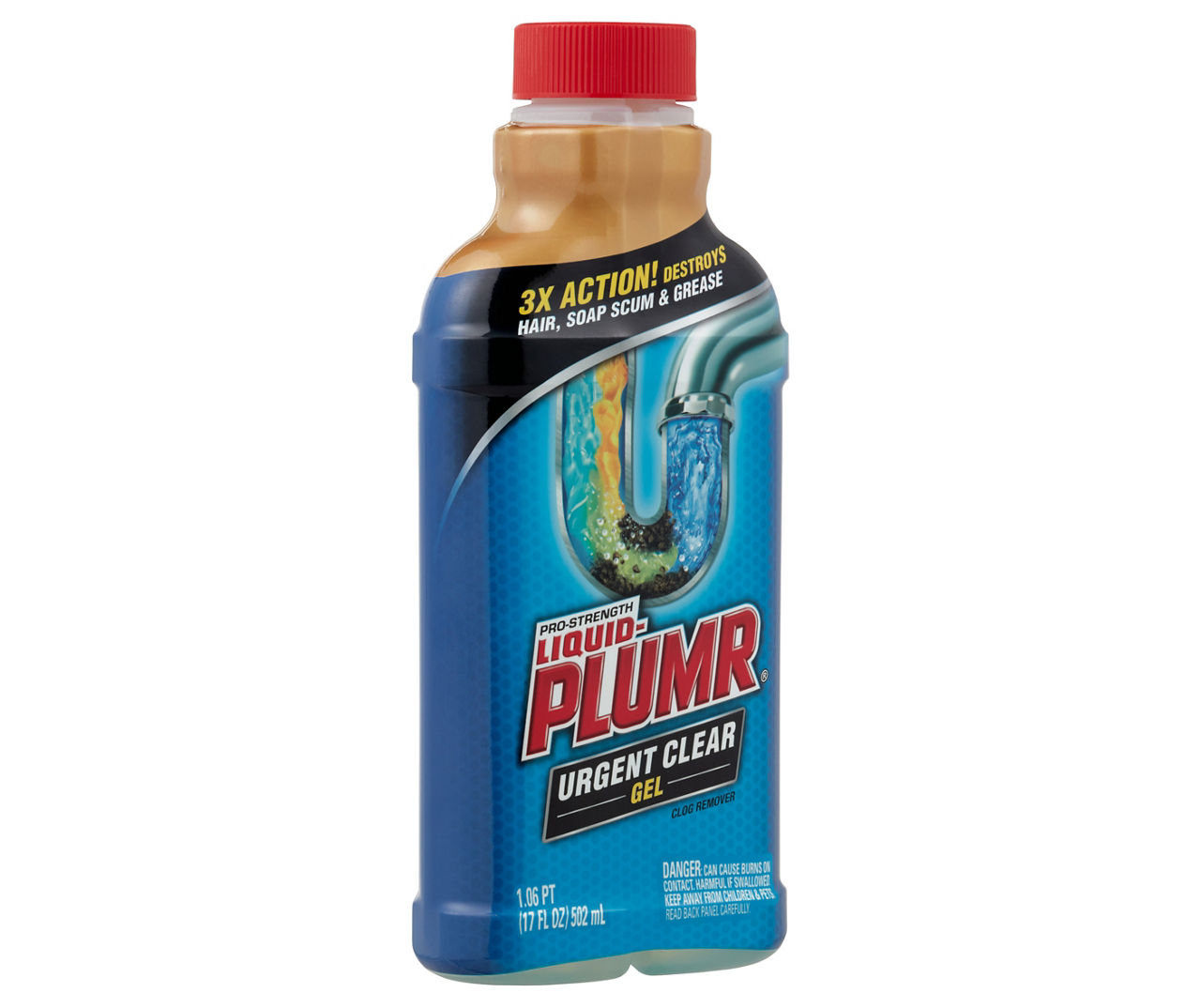 Liquid-Plumr Liquid-Plumr Industrial Strength Urgent Clear, Liquid ...