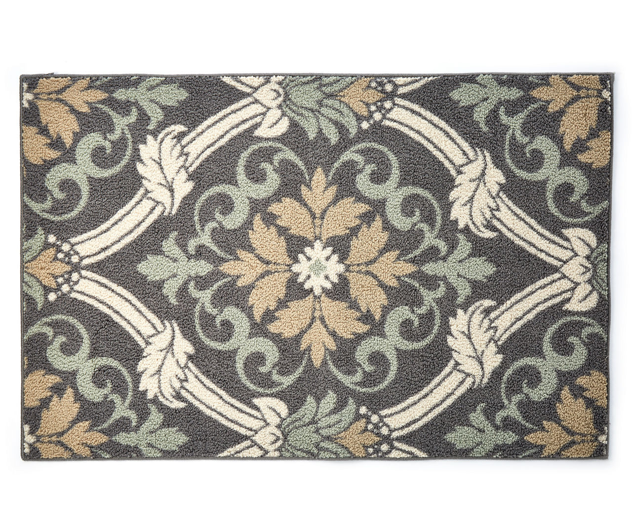 Living Colors Living Colors Gray Scroll Accent Rugs | Big Lots