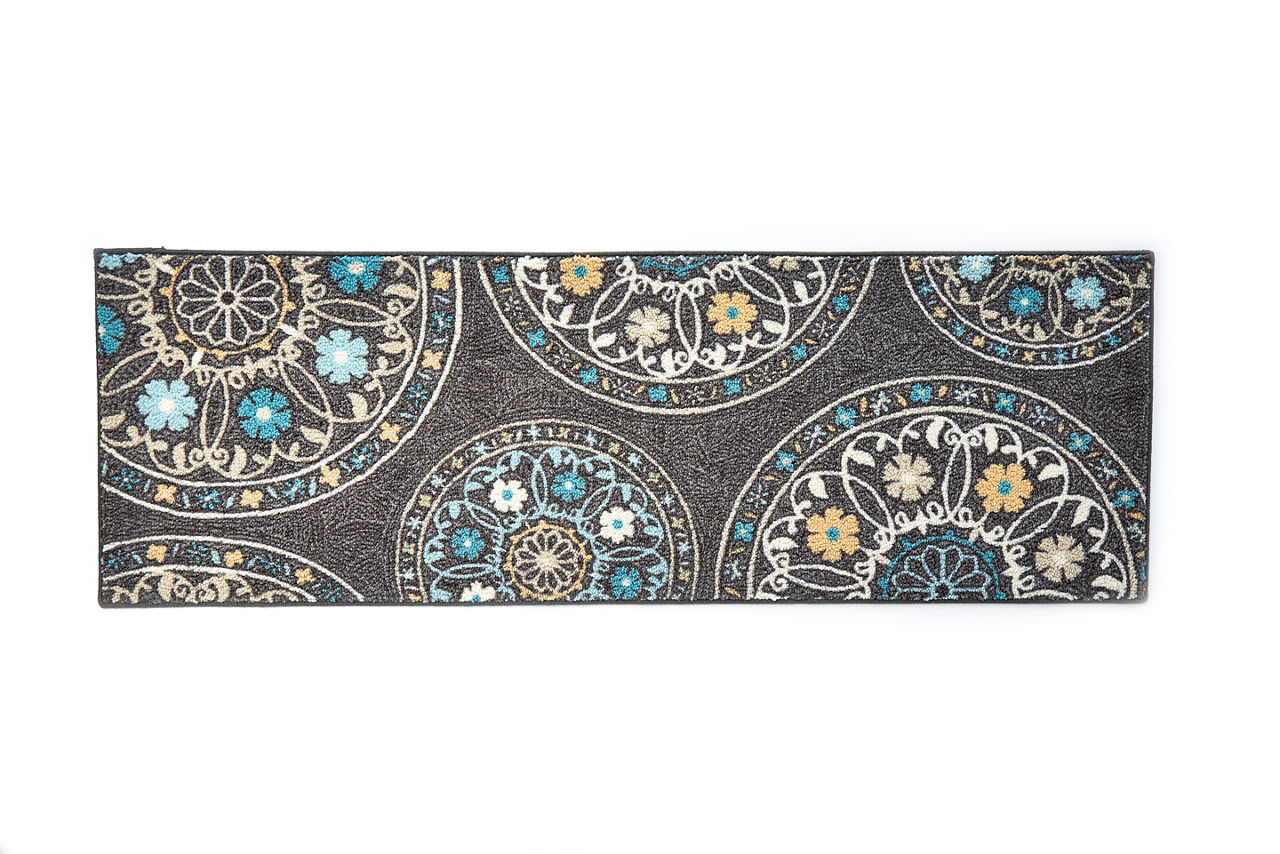 Living Colors Living Colors Gray Medallion Accent Rug | Big Lots