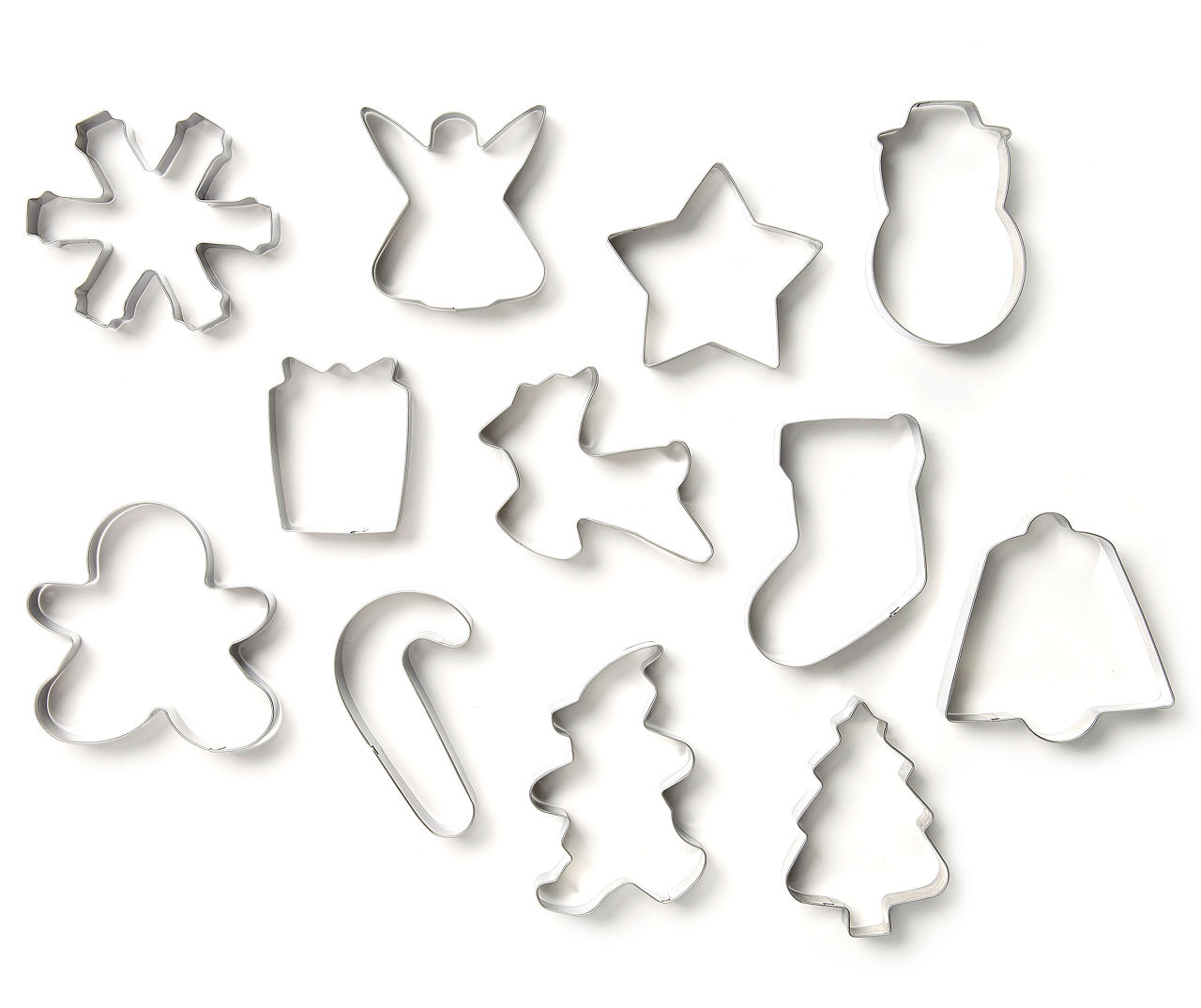 Great Gatherings Stainless Steel Christmas Cookie Cutters, 24-Piece Set ...