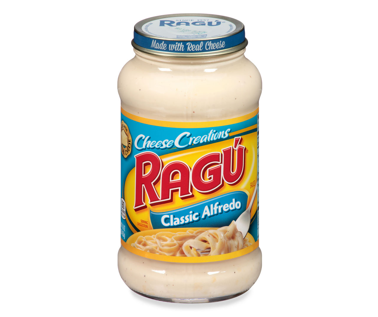 Ragu Ragú Cheese Creations Light Parmesan Alfredo Cheese Sauce 16 oz ...