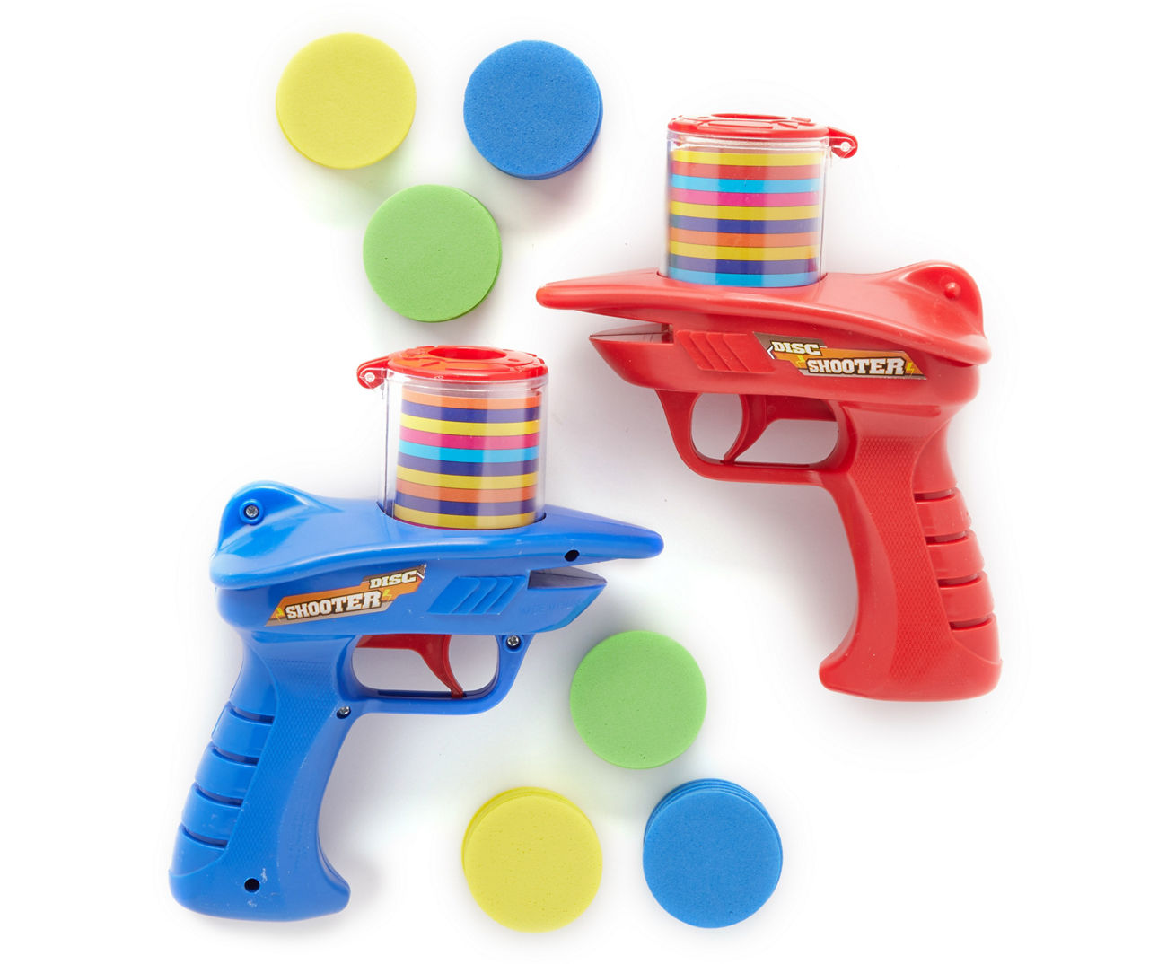 Play Zone Red & Blue Disc Shooters, 2-Pack | Big Lots
