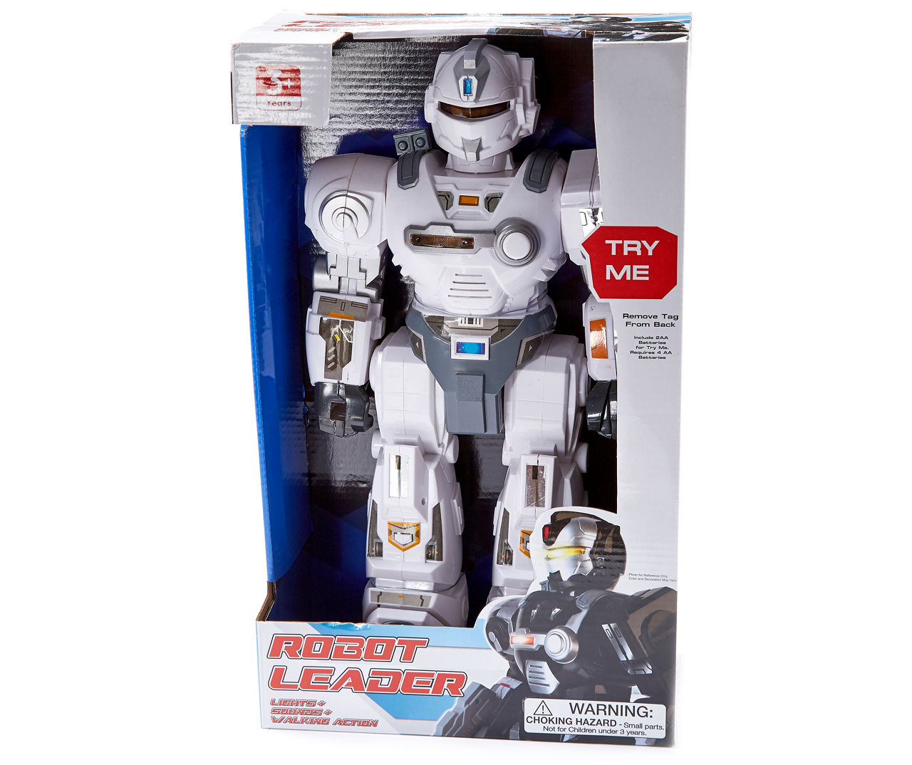 White Light & Sound Robot Leader | Big Lots