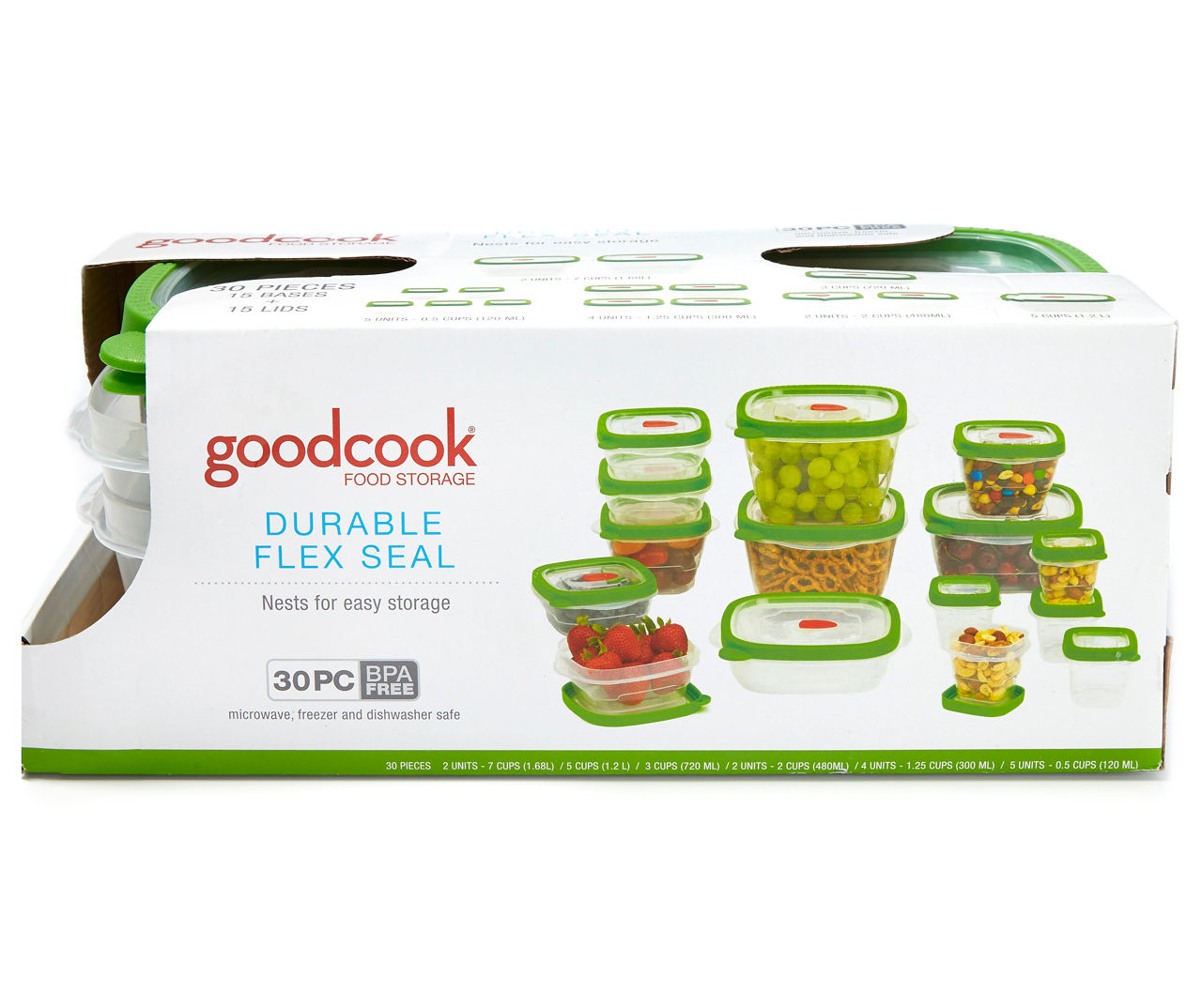 Good Cook 30-Piece Flex Food Storage Set | Big Lots