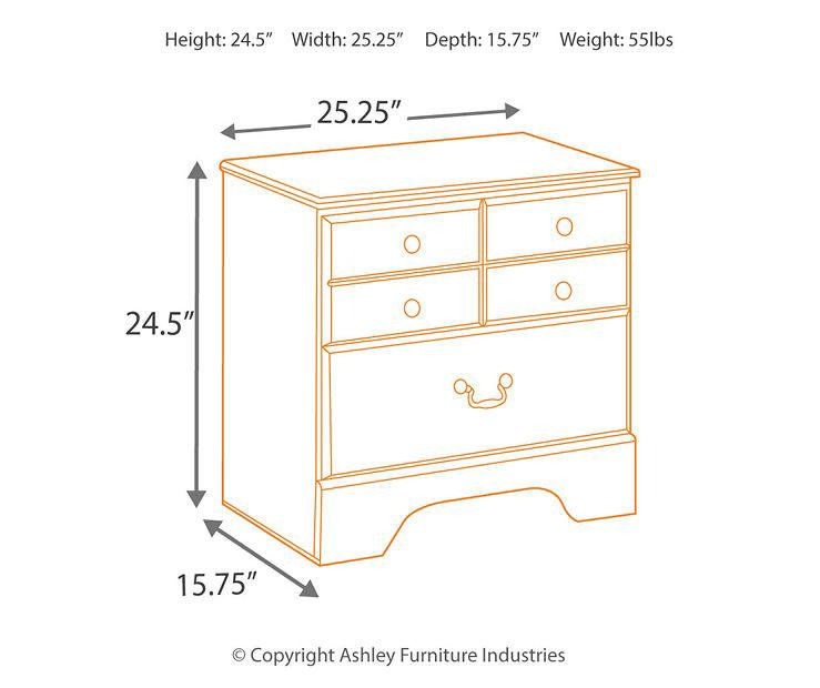 Signature Design By Ashley Light Brown Bittersweet Nightstand | Big Lots