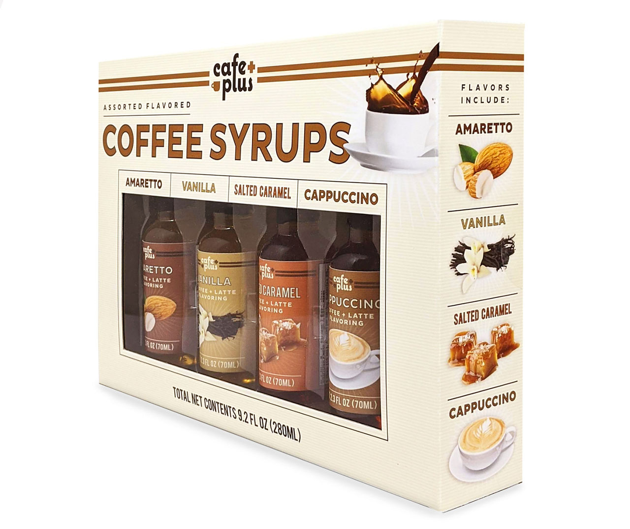 Coffee Syrup Sampler, 4-Pack | Big Lots