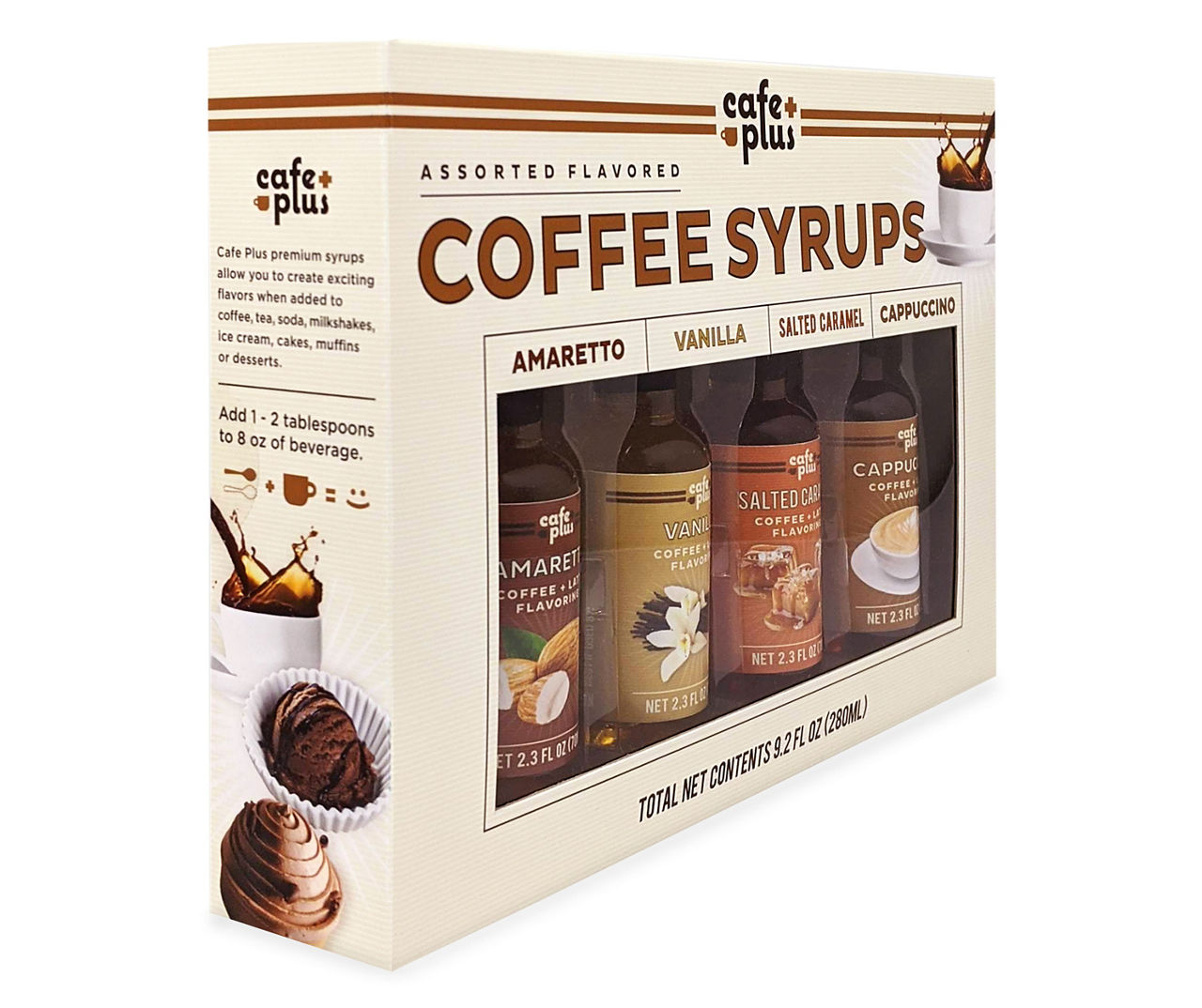 Coffee Syrup Sampler, 4-Pack | Big Lots