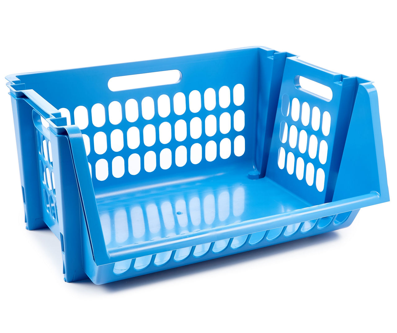 Cabana Blue Stacking Bin | Big Lots