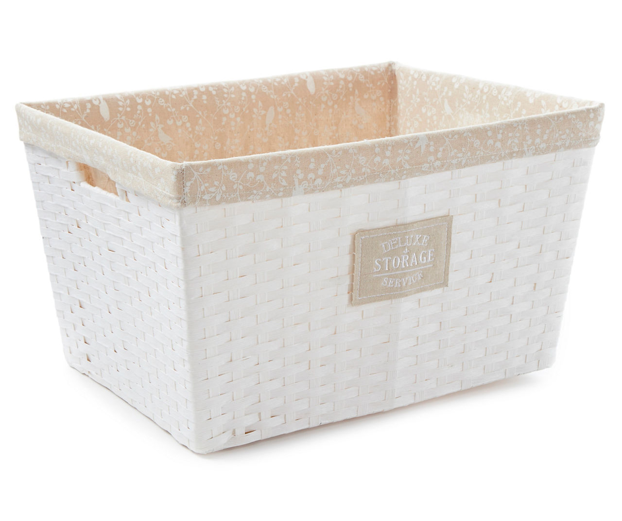 Home Essentials Home Essentials White Paper Straw Bins | Big Lots
