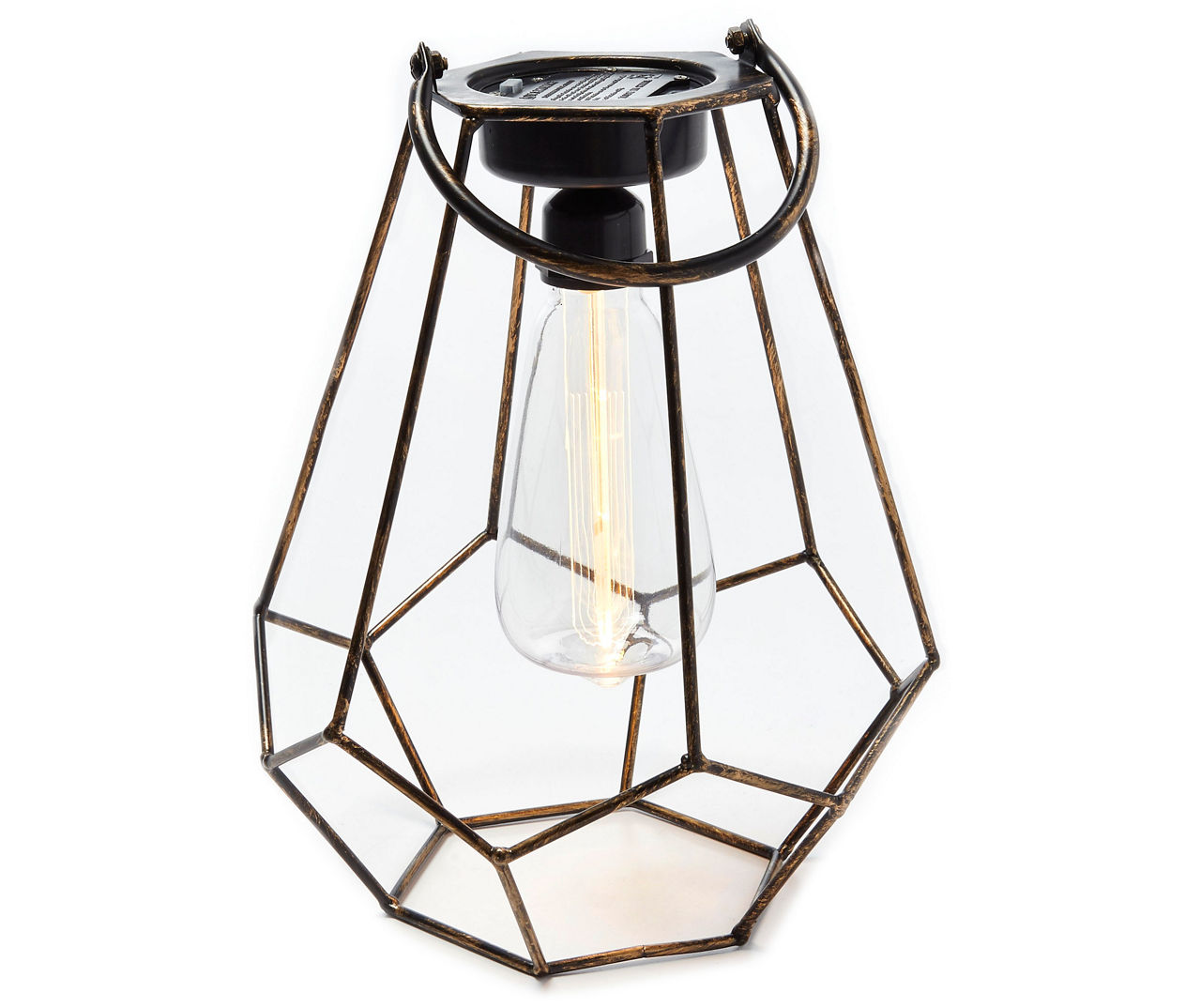 Wilson & Fisher Geometric Edison LED Lantern | Big Lots