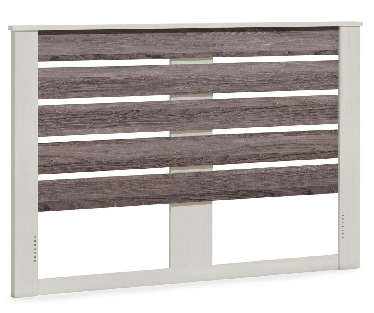 Ameriwood Ivory & Rustic Brown Slat Full Headboard | Big Lots