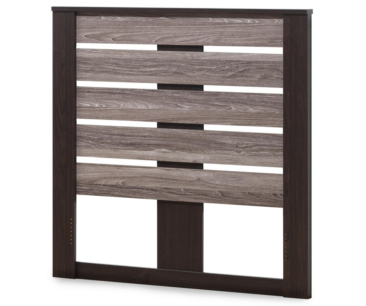 Ameriwood Espresso & Rustic Brown Slat Twin Headboard | Big Lots