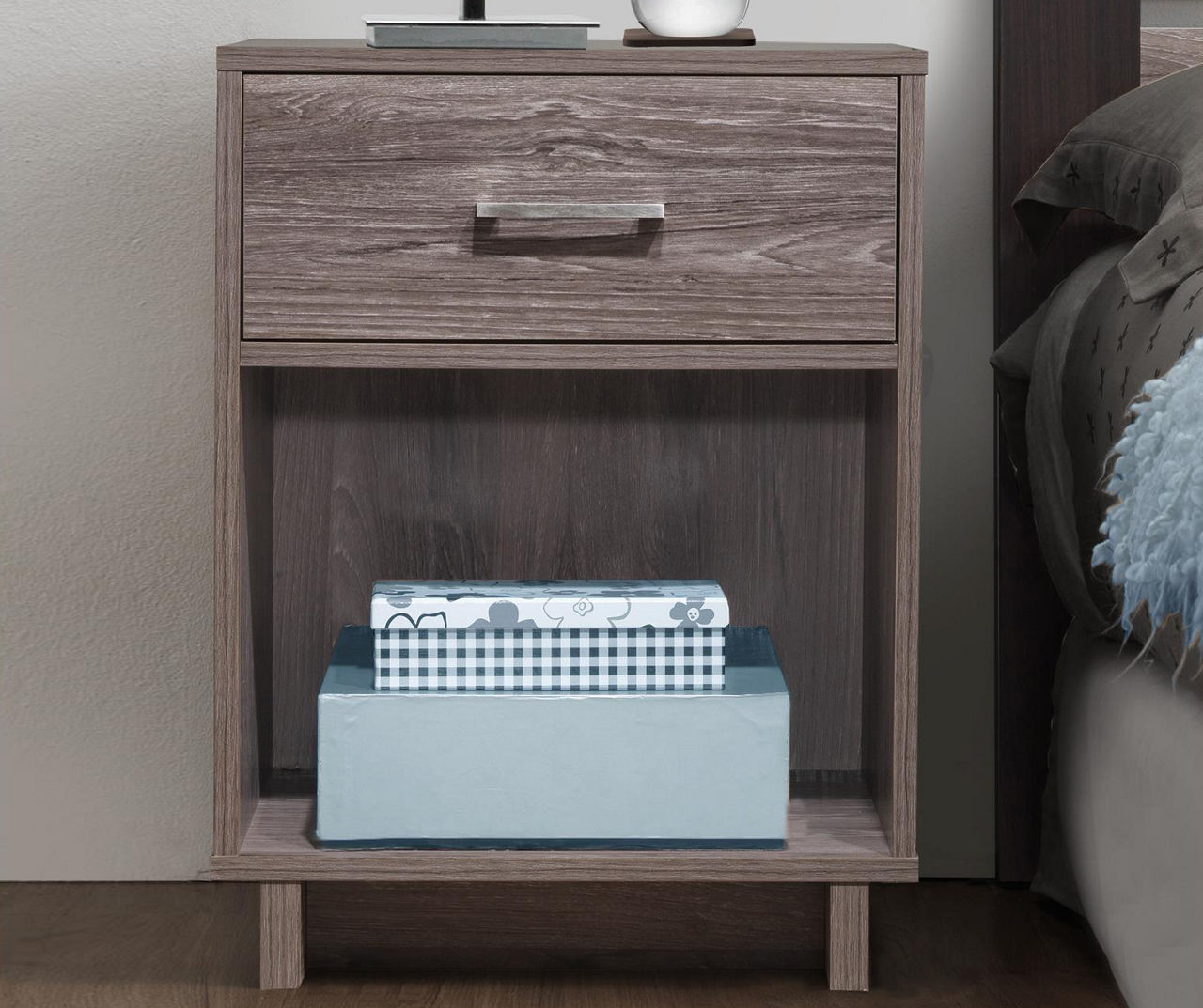 Ameriwood Rustic Wood Nightstand | Big Lots