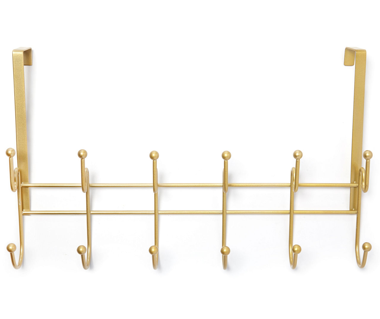 Home Essentials Gold Over-The-Door 6-Hook Rack | Big Lots
