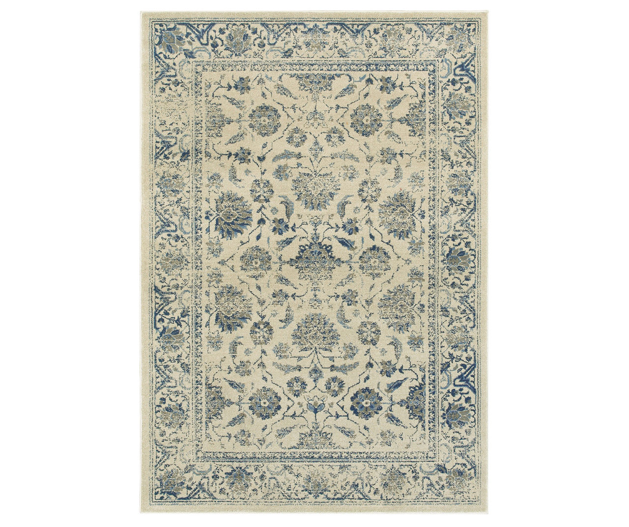 Hathaway Ivory Area Rug, (5'3" x 7'6") | Big Lots
