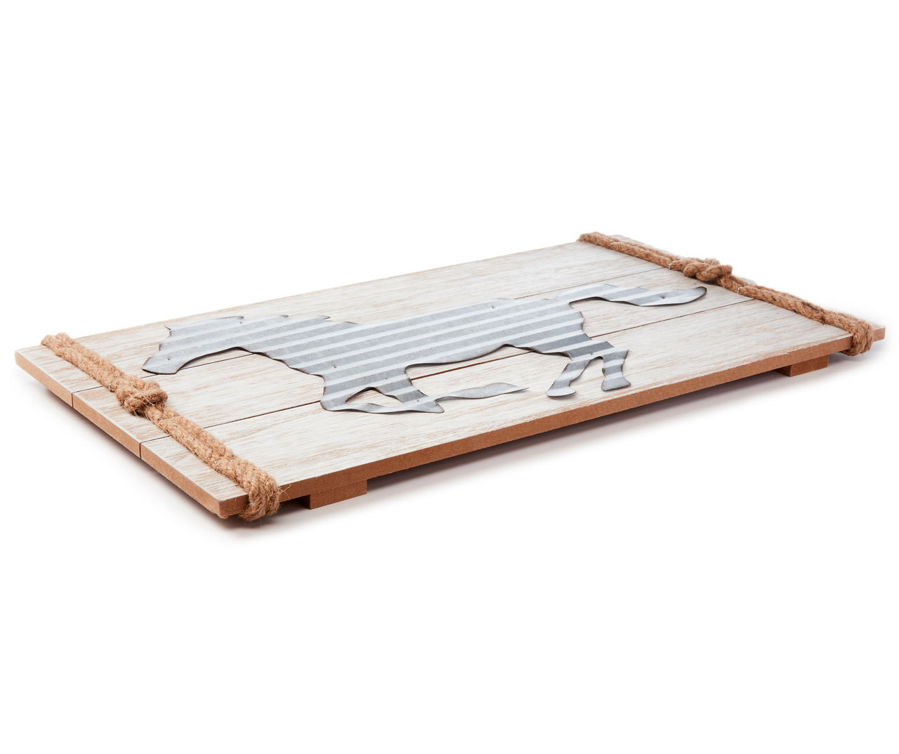 Metal Horse Wooden Plaque with Rope | Big Lots