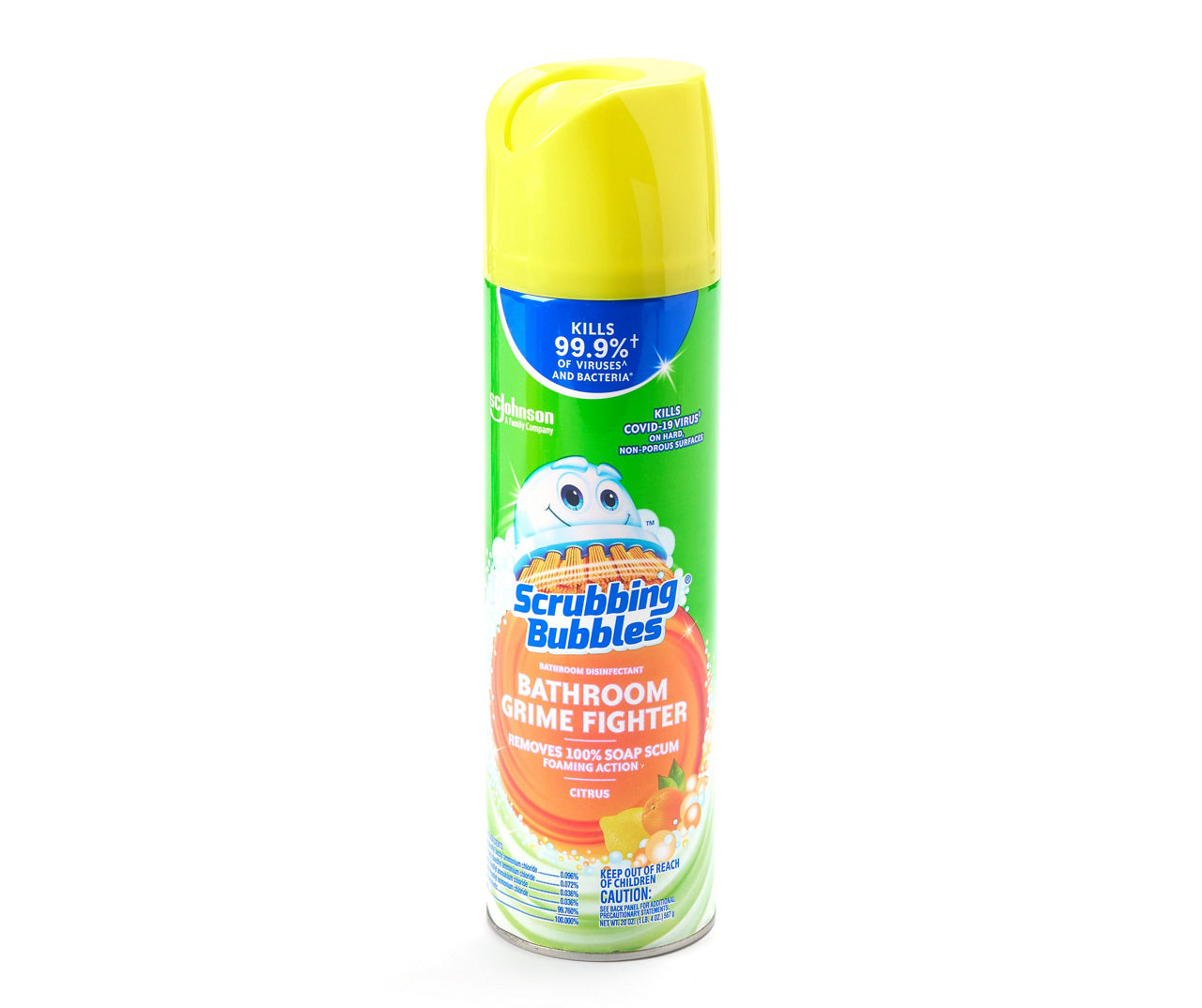 Scrubbing Bubbles Scrubbing Bubbles Bathroom Grime Fighter Aerosol ...