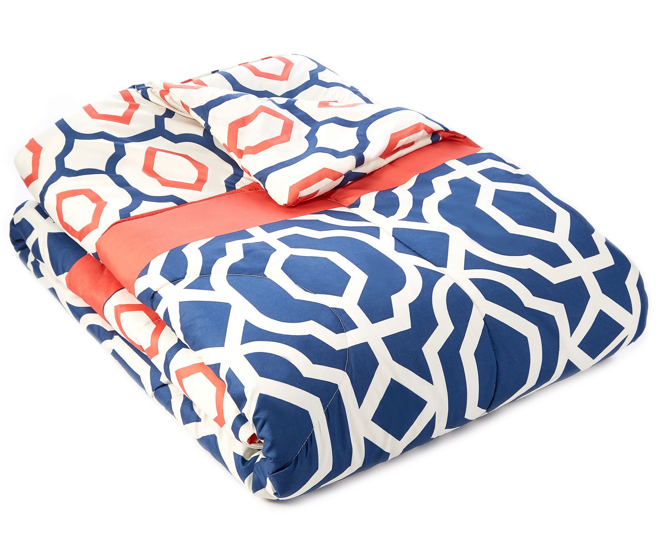Living Colors Living Colors Navy & Coral Nautical Tile 12-Piece ...