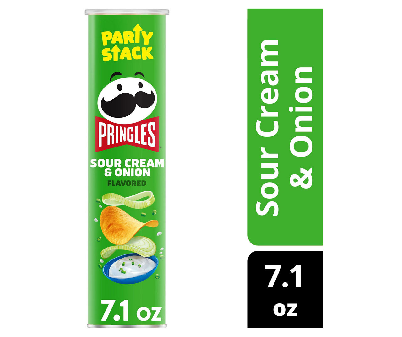 Pringles Sour Cream & Onion Potato Crisps, 7.1 Oz. | Big Lots