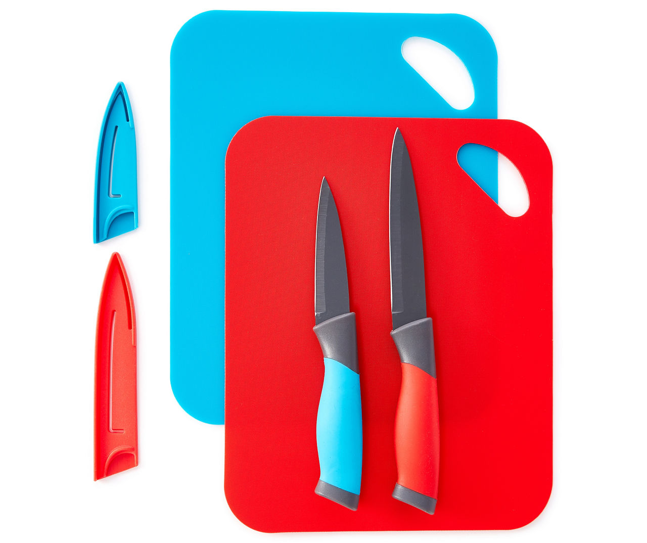 Cook Works 6-Piece Cutting Mat & Knife Set | Big Lots