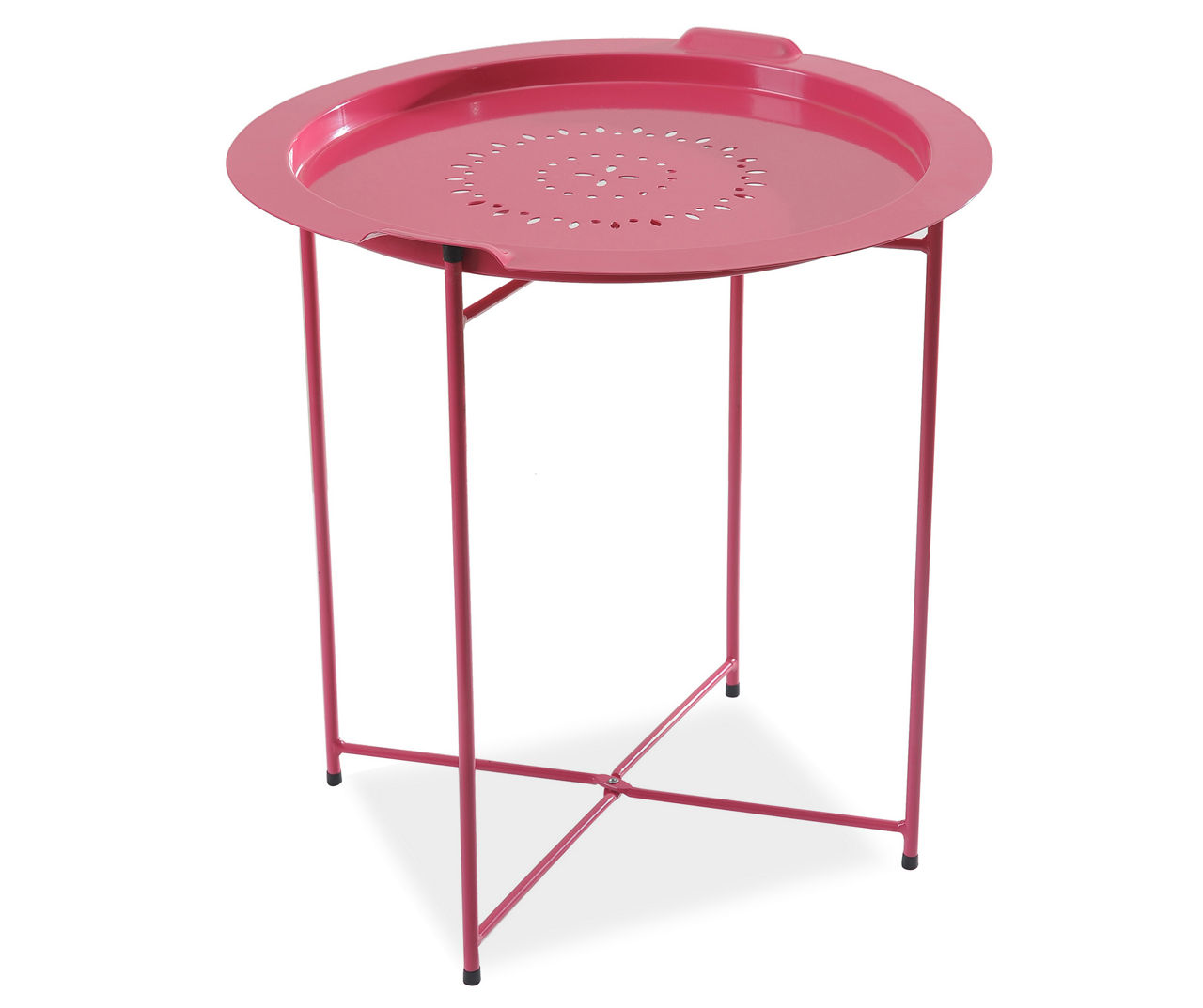 Red Round Table Tray, (22") | Big Lots